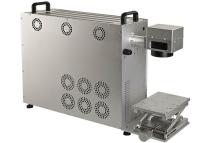 China Raycus Portable Fiber Laser Engraving Machine 10W 20W 30W 300×300mm for sale