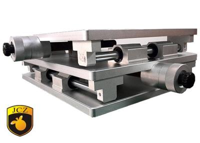 China laser Marker Manual linear positioning stage 220×330mm Use Linear Guide and Ball Screw for sale