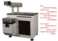 China Optical Fiber Laser Marking Machine for Jeans or Cloth , High Speed for sale