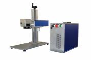 China Plastic Bottle Food Case Compact Laser Engraver / Fiber Laser Engraving Machine for sale