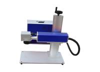 China Plastic Bottle Food Case Compact Laser Engraver / Fiber Laser Engraving Machine for sale