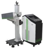 China Non Metal Engraving UV Marking System 30W 50W 100W Co2 Flying Online Conveyor Belt Laser Marking Machine for sale