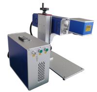China Small Portable 20W 30W Co2 Laser Marking Machine High Precision Plastic Rubbery for sale