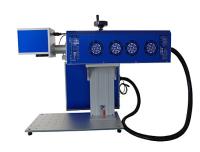China Small Portable 20W 30W Co2 Laser Marking Machine High Precision Plastic Rubbery for sale