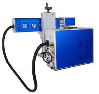 China Small Portable 20W 30W Co2 Laser Marking Machine High Precision Plastic Rubbery for sale