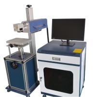 China 0 - 7000mm/s Marking Speed Co2 Laser Marking Machine For Custom Logo Marking for sale