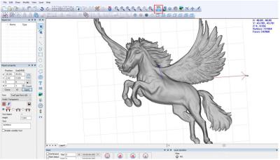 China 3D Layered Deep Carving EZCAD Laser Marking Software 3D Function Of EZCAD3 for sale