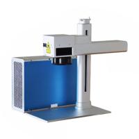 China Wind Cooling 100kHz 1064nm Fiber Laser Marking Machine for sale