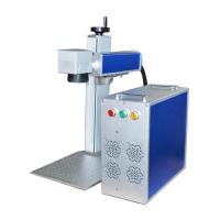 China Wind Cooling 100kHz 1064nm Fiber Laser Marking Machine for sale