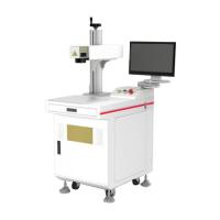 China 50w Leather 1064nm 7000mm/S Laser Marking Machine for sale