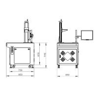 China 10W 355nm EZCAD Uv Laser Marking Machine for sale
