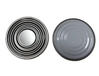 China BPA Free Electrolytic Tin Plate Can Lids With Organogold Coating 300# 73mm 82.2mm Size for sale