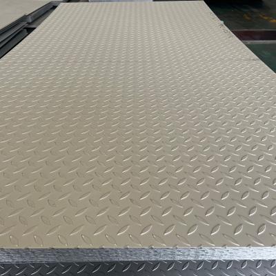 China 304 Diamond Pattern Stainless Steel Sheet Anti Slip Embossed Stainless Steel Plate for Flooring for sale