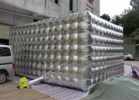 China Customized Sliver Large Inflatable Tent , Outdoor Inflatable Party Tent for sale