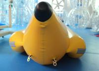 China Commercial Grade Inflatable Banana Boat , Inflatable Lake Toys For Sports for sale