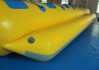 China Commercial Grade Inflatable Banana Boat , Inflatable Lake Toys For Sports for sale
