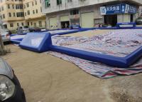 China Customized 24m x 18m Inflatable Football Field / Soccer Field For Bubble Ball for sale