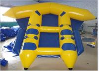 China Funny Commercial Inflatable Water Sports Fly Fish Banana Boat 3m*2.3 m for sale