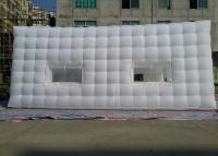 China Waterproof White Inflatable Camping Tent 10mLX10mWX4.2mH Inflatable Event Tent for sale