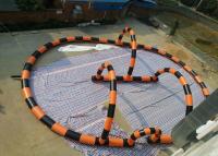 China Plato 0.55mm PVC Inflatable Sports Field , Inflatabel Hamster Ball Track 22mL*15mW*4mH for sale
