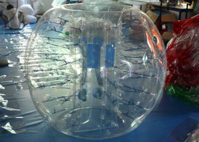 China Transparent Color Inflatable Bubble Soccer ,  0.8mm Human Bubble Ball Soccer for sale