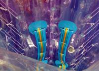 China Waterproof Half Purple Human Sized Hamster Ball / Inflatable Ball Suits for sale