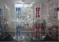 China Transparent Color Knocker Ball Soccer 1.2mDia / 1.5mDia / 1.8mDia Inflatable Human Balloon for sale