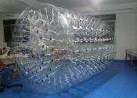 China OEM Transparent PVC Laker Inflatable Water Walking Ball 3m x 2.6m x 2m for sale
