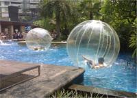 China Waterproof 1.0mm PVC Clear Aqua Walk On Water Inflatable Ball / Balloon for sale