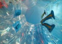China Outdoor Sports Games Inflatable Bubble Soccer , Inflatable Bumper Ball Half Blue for sale