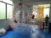 China Grass 0.8mm PVC Inflatable Human Sized Hamster Ball For Playground for sale