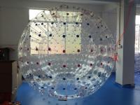 China Grass 0.8mm PVC Inflatable Human Sized Hamster Ball For Playground for sale