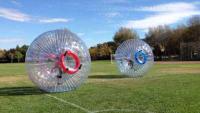 China Transparent 1.0mm TPU  Inflatable Zorb Ball Inflatable Human Hamster Ball 3.0m x 2.0m Dia for sale
