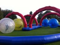China Eco - Friendly Children Inflatable Zorb Ball / Water Running Ball Serurity - Guarantee for sale