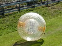 China Adults Inflatable Outdoor Games Waterproof Body Zorbing Ball For Grass for sale