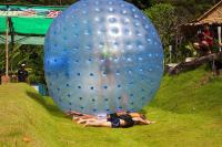 China Customized Playground Inflatable Body Zorb Ball With High - Strength PVC for sale