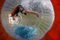China Commercial Grade Outside Humans Sized Zorb Inflatable Ball For Team Games for sale