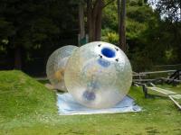 China Attractive Seashore Inflatable Water Running Ball With EN14960 3.0m x 2.0m Size for sale