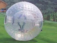 China Customized Red Inflatable Zorb Ball , Inflatable Pool Zorb Hamster Ball for sale