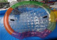 China Aqua Park Half Water Zorb Ball 0.7mm - 1.0mm TPU Inflatable Lake Toys for sale