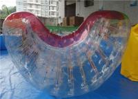 China Aqua Park Half Water Zorb Ball 0.7mm - 1.0mm TPU Inflatable Lake Toys for sale