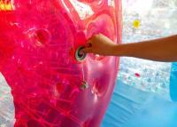 China Human Water Bubble Inflatable Roller Ball 1.0 mm TPU Fun Inflatable Pool Toys for sale