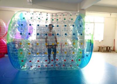 China Giant 0.8mm PVC Inflatable Water Roller For Kids / Adults Water Walking Ball Roller for sale