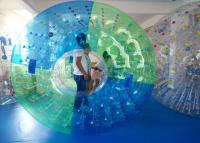 China Giant 0.8mm PVC Inflatable Water Roller For Kids / Adults Water Walking Ball Roller for sale