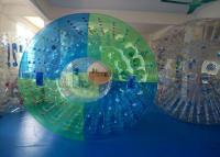 China Large Blow Up Water Parks Kids Inflatable Roller Ball With 70cm Entrance for sale
