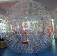 China Amusement Park Waterproof Inflatable Human Zorb Ball / Water Rolling Ball for sale