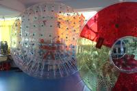 China Amusement Park Waterproof Inflatable Human Zorb Ball / Water Rolling Ball for sale