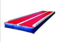 China Waterproof 0.6mm / 0.9mm PVC Inflatable Air Tumble Track For Cheerleaders for sale