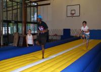 China Kids Airtight Inflatable Air Track For Tumbling Portable Inflatable Gym Mat for sale