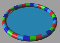 China 10m Dia Round Inflatable Water Pool , Inflatable Swimming Pool For Kids for sale